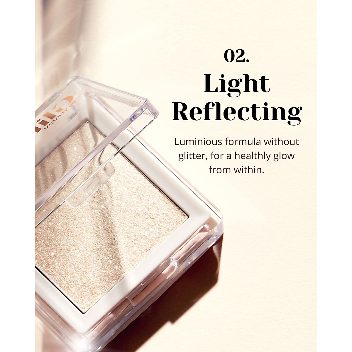 Glint DEWY MOON NATURAL GLOW HIGHLIGHTER RADIANCE ENHANCING MAKEUP (Dewy Moon, 3.8g/0.13oz) - Highlighter Powder Add Glimmer to Makeup by LG Beauty. Shiny Illuminator, Rich Pigment & Silky Touch