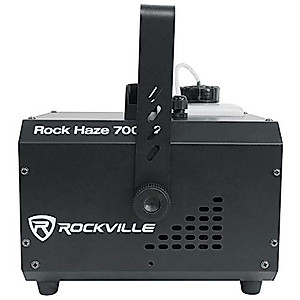 Rockville ROCKHAZE 700 CFM DMX Haze Machine Water Based DJ/Club Hazer and (2) Remotes
