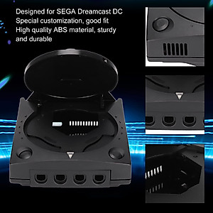 Shell for SEGA DC, Shock Absorbing Protective Housing Case Replacement for SEGA DC, Black