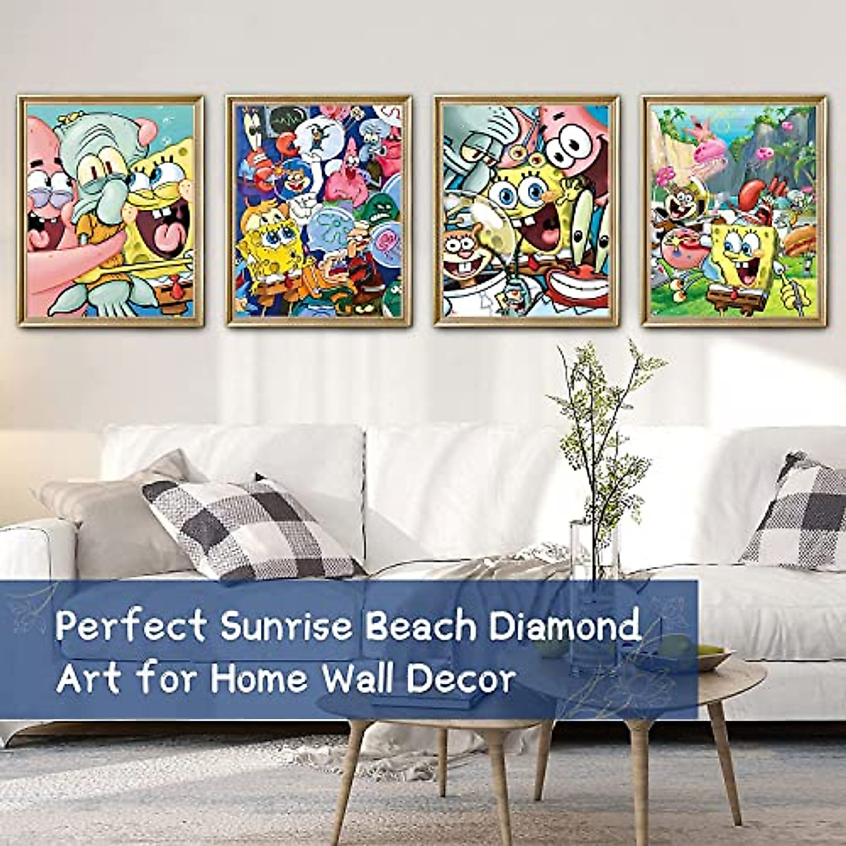 GemZono Diamond Painting Kits for Adults DIY 5D Diamond Art Paint with Round Diamonds Dots for Home Wall Decor Gifts(12x16inch/30×40cm)