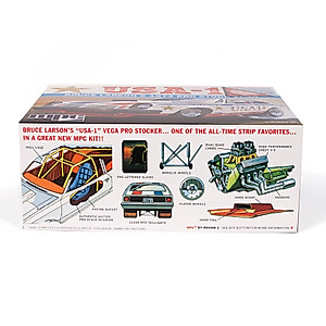 MPC Bruce Larson USA/1 Pro Stock Vega 1:25 Scale Model Kit