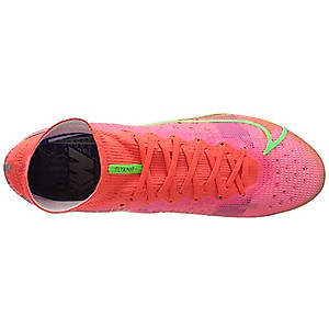 NIKE Unisex Superfly 8 Elite FG Soccer Shoe, BRT Crimson MTLC Silver Indigo Burst White Rage Green, 12 US Men