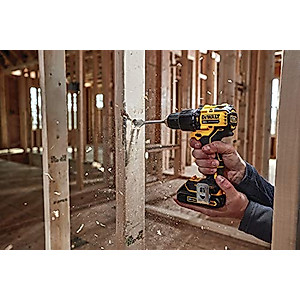 DEWALT ATOMIC 20V MAX* Hammer Drill, Cordless, Compact, 1/2-Inch, Tool Only (DCD709B)