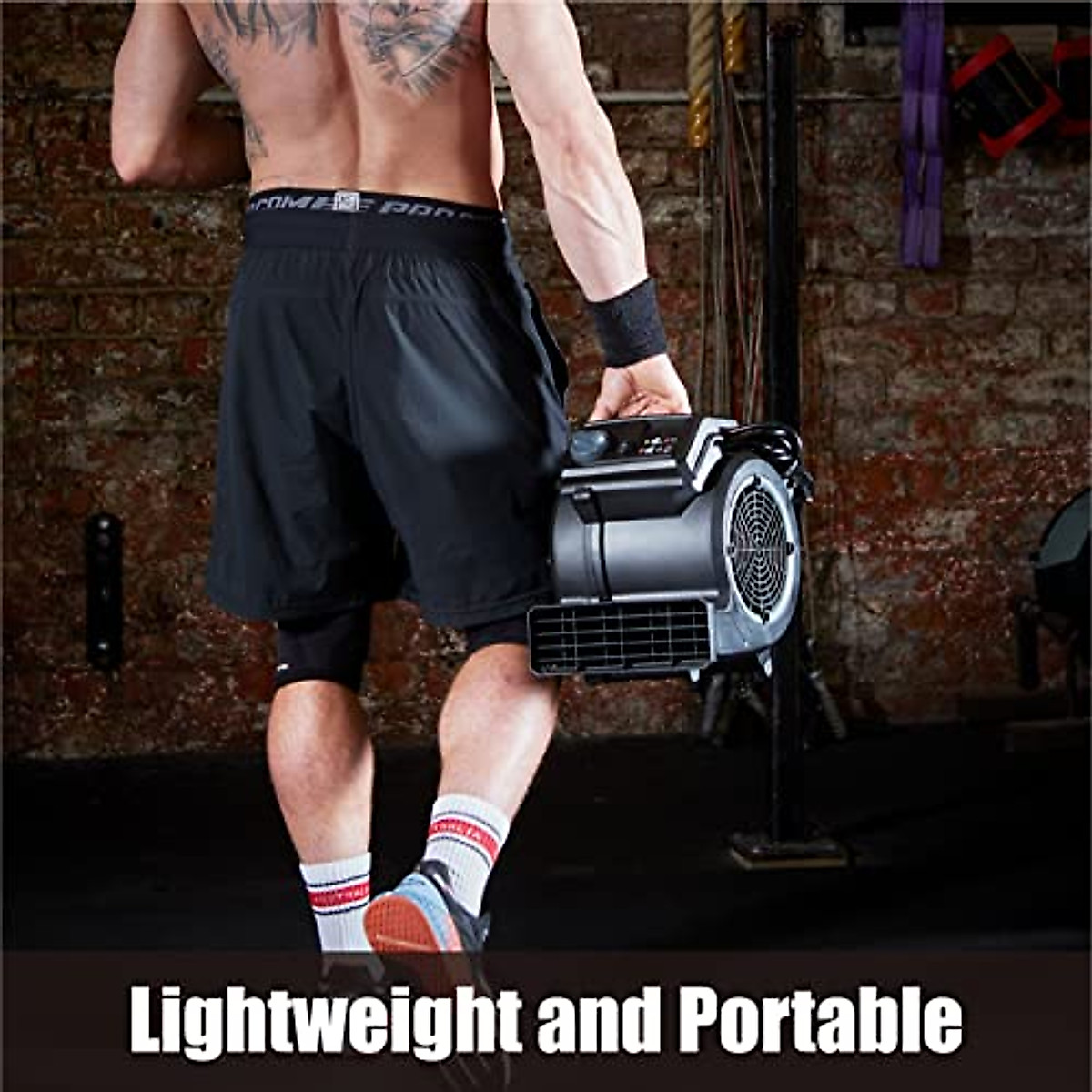 Vacmaster AM201R Portable Air Mover with Remote Control