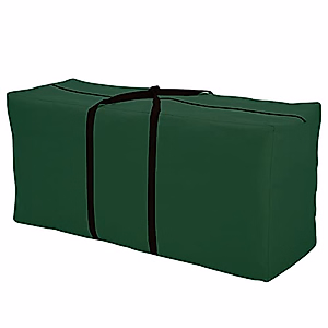 Orqihod Outdoor Cushion Covers and Storage Bag, 68”x30“x20”Extra Large Patio Furniture Seat Cushions Carrying Bag, Green, Waterproof