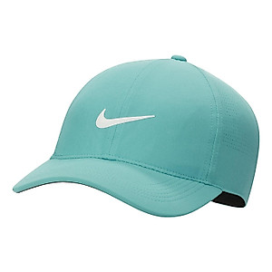 Nike Women's Aerobill Heritage86 Performance Hat (as1, Alpha, one_Size, Standard, Washed Teal/White, Misc)