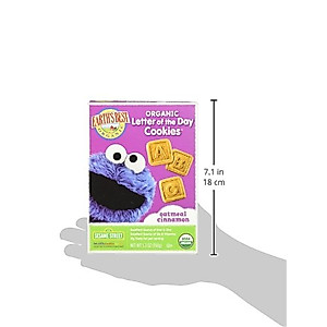 Earth's Best Sesame Street Letter of the Day Cookies - Oatmeal Cinnamon