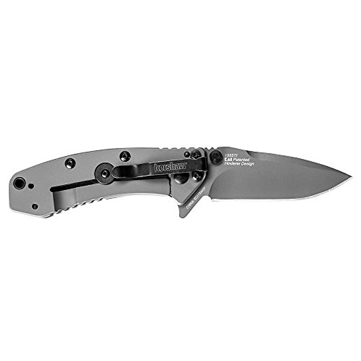 Kershaw Cryo Knife, 2.75" Stainless Steel Drop Point Blade, Assisted Opening Everyday Carry Pocket Knife
