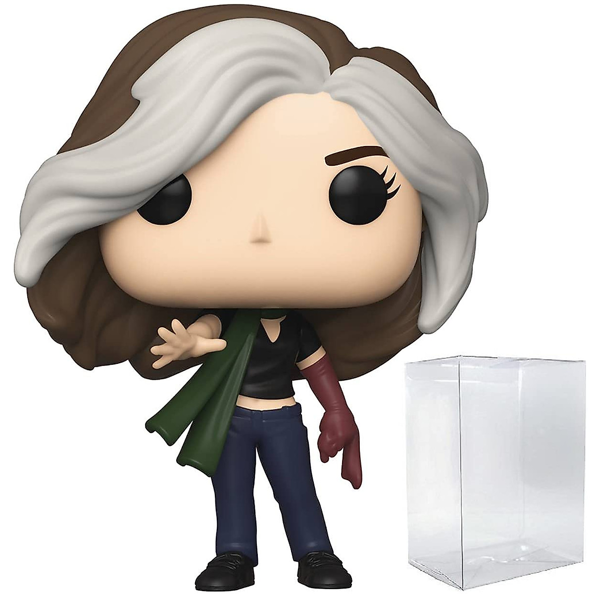 POP Marvel: X-Men 20th Anniversary - Rogue Funko Vinyl Figure (Bundled with Compatible Box Protector Case) Multicolor 3.75 inches