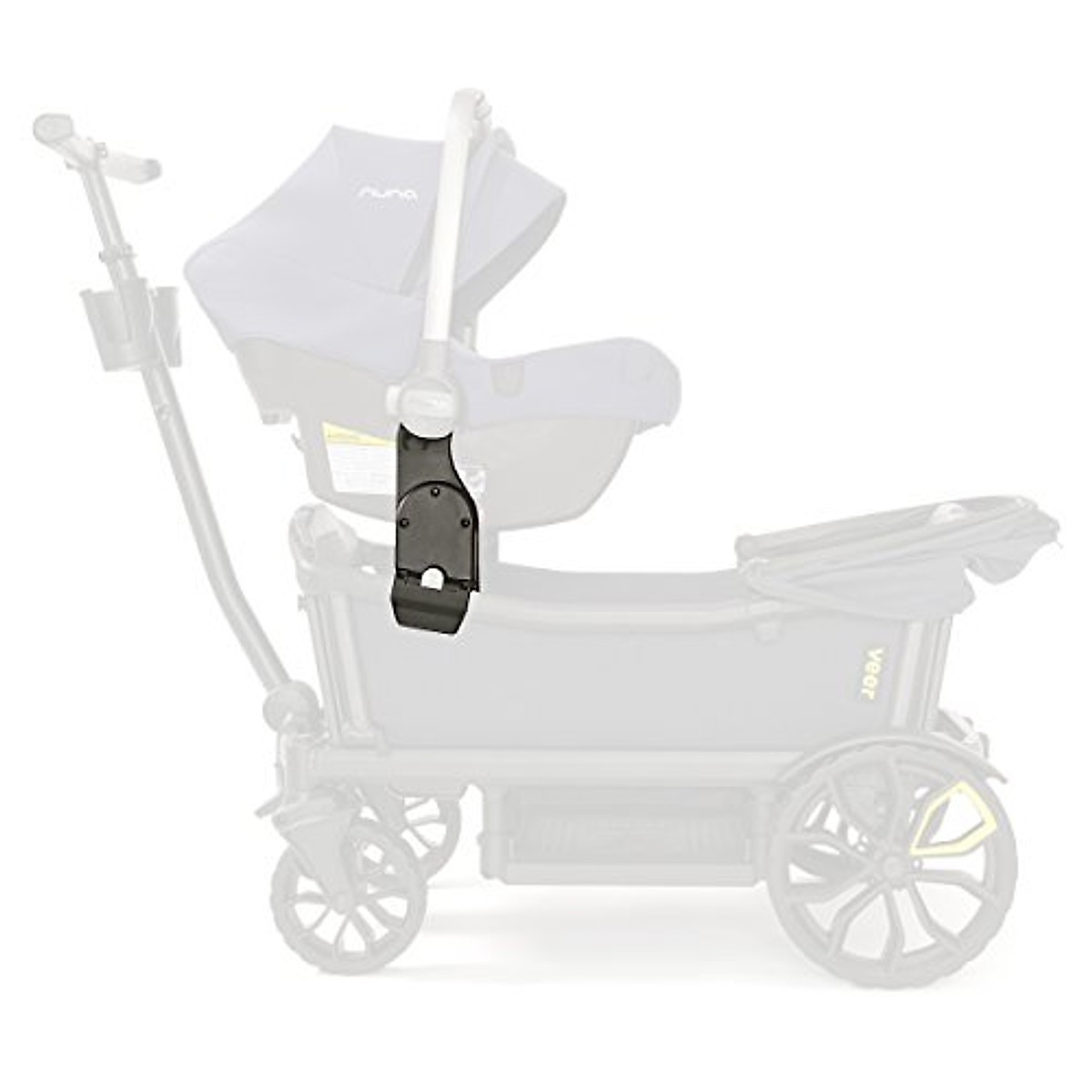 Infant Car Seat Adapter for Veer Cruiser (Nuna, Cybex, Maxi-COSI)