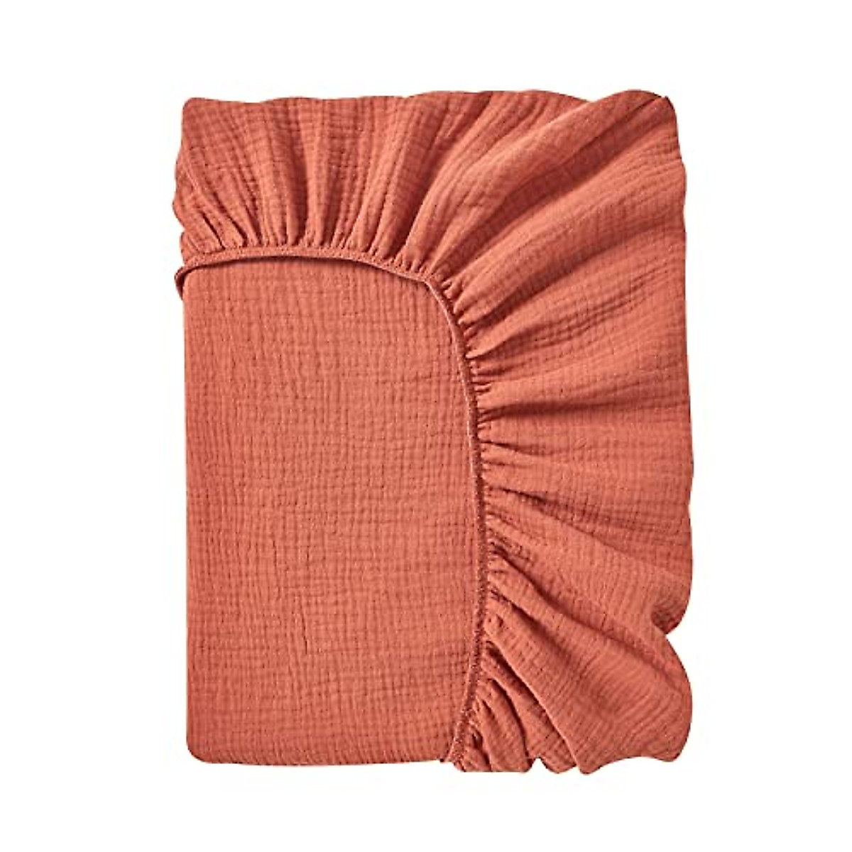 Changing Pad Cover for Baby Girls Boys, Neutral Fitted Muslin Cotton Diaper Changing Pad Sheets, Soft Brethable Changing Table Cover