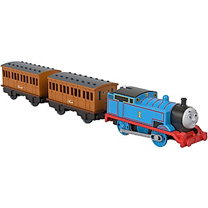 Thomas & Friends Motorized Toy Train with Battery-Powered Thomas Engine and Annie and Clarabel Passenger Cars for Unisex Children