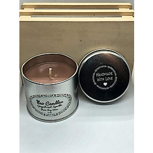 Gingerbread Sparkle 8 oz Tin Jar Pure Soy Wax Candle | Hand Poured in the USA