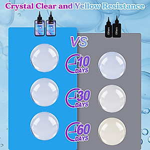 LET'S RESIN UV Resin,200g High Viscosity Crystal Clear Thick UV Resin Kit, Quick-Curing&Low Shrinkage Ultraviolet Epoxy Resin for Crafts, Doming, Coating
