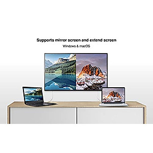 EZCast MagicLink USB to HDMI Cable Adapter, Screen Extender, Plug and Play, Portable Streaming Device, Stream 1080P Video and Audio to Your Screen, Supports Windows, Mac, Airplay, 1.5m/5ft