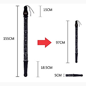 Guitar Bass Strap,Polyester Strap for Acoustic Guitar, Electric guitar, Bass guitar