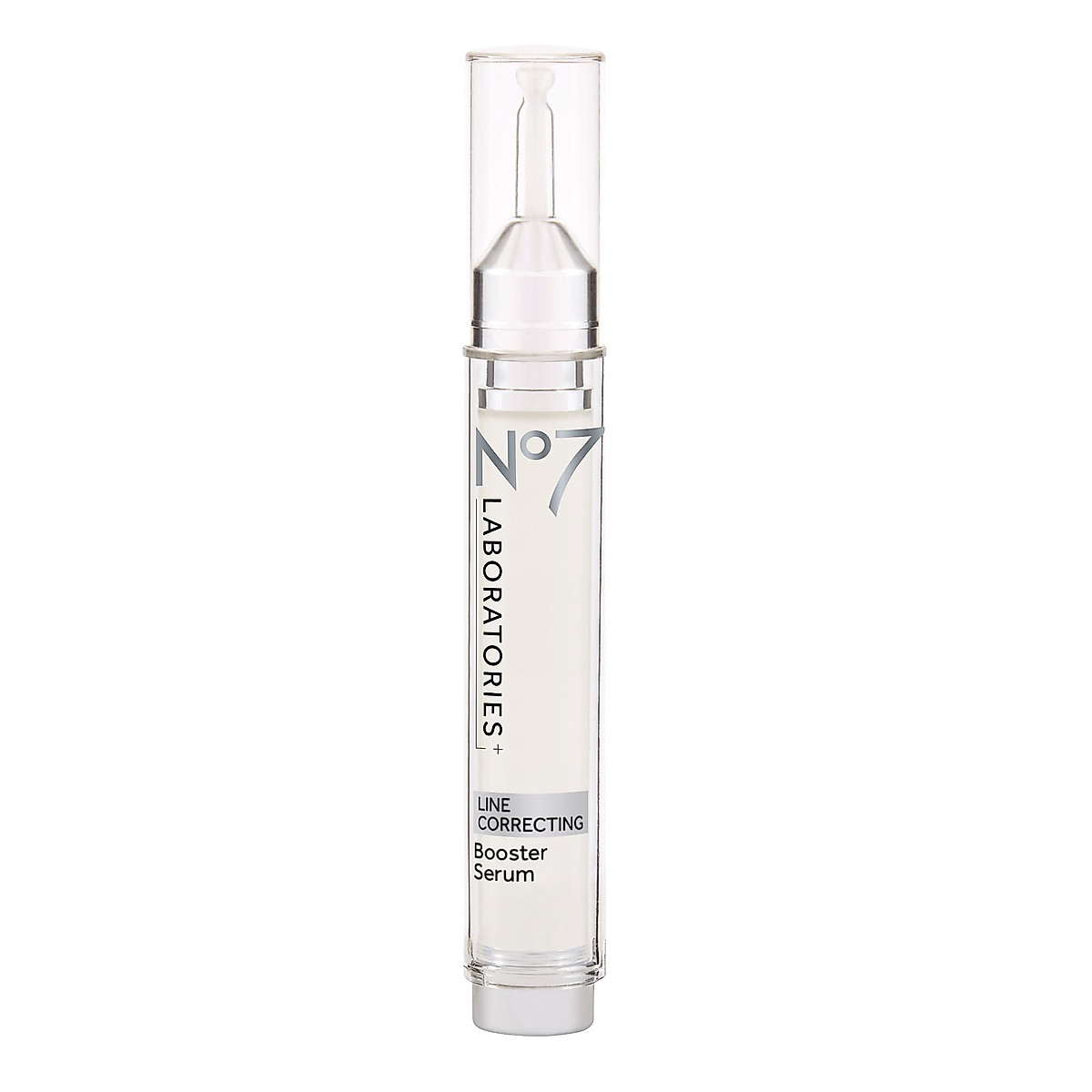No7 Laboratories Line Correcting Booster Serum - Potent Collagen Peptide Serum for Fine Lines and Wrinkles - Moisturizing Formula for All Aging Skin Types (15 ml)