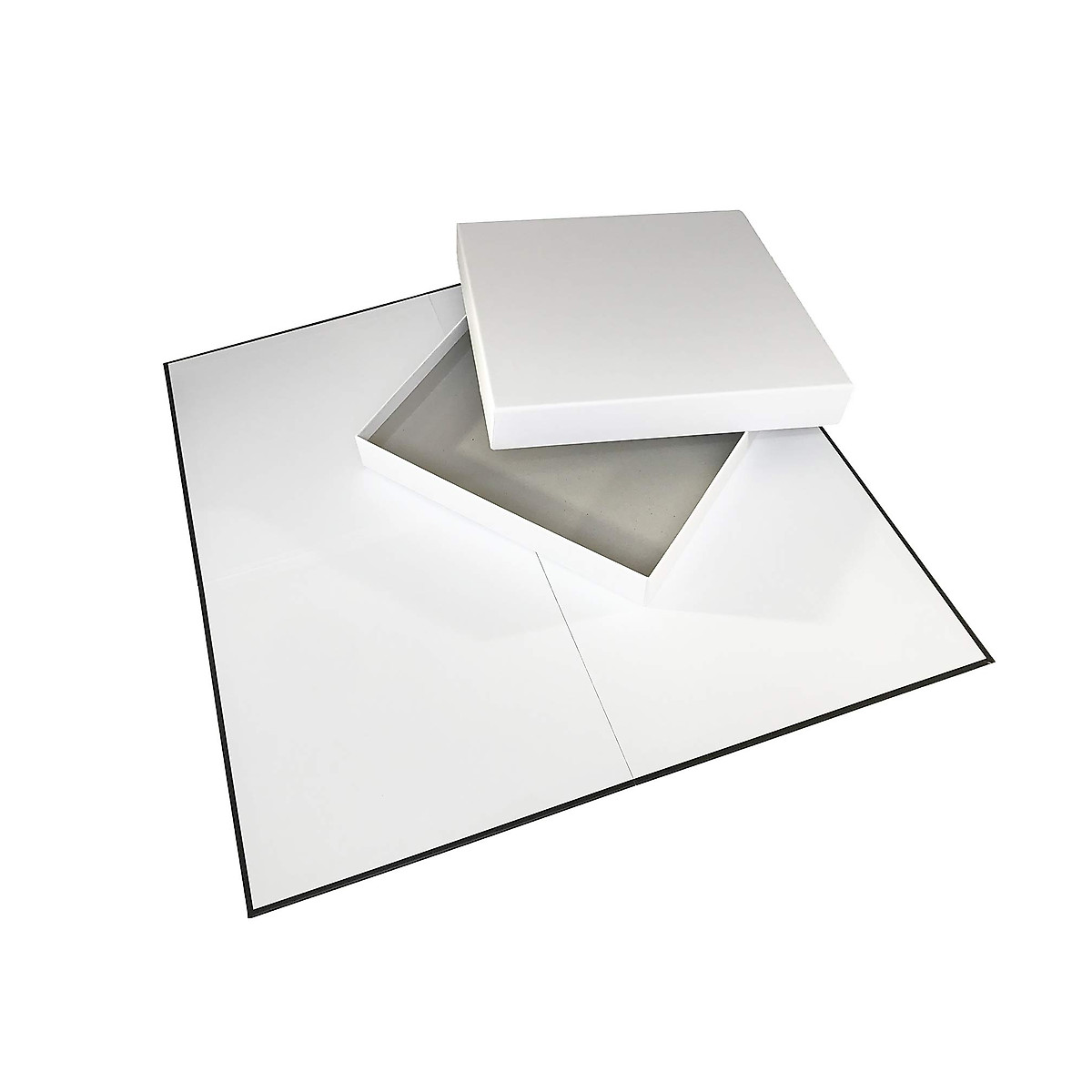 Apostrophe Games Blank Game Board & Box (20" x 20" Board) Create Your Own Board Game, DIY Board Game, Family Board Games