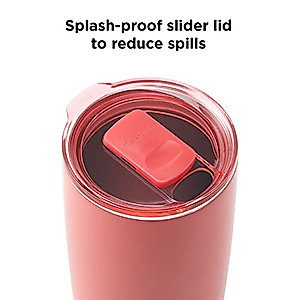 Rabbit Double Wall Stainless Steel Tumbler, 1 Count (Pack of 1), Coral