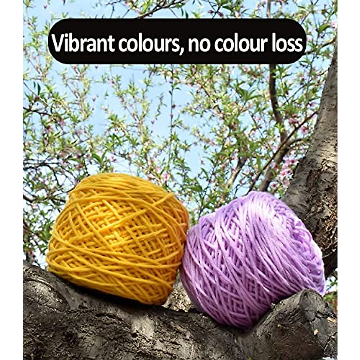 8ply Strands tufting Yarn for tufting Gun Rugs,100m Crocheting Fancy Chunky Cotton ployester Mixed Knitting Yarn,100g Multiple Color Knitting Thread Poke Embroidery Yarn,6 Rolls Set,Customized Color