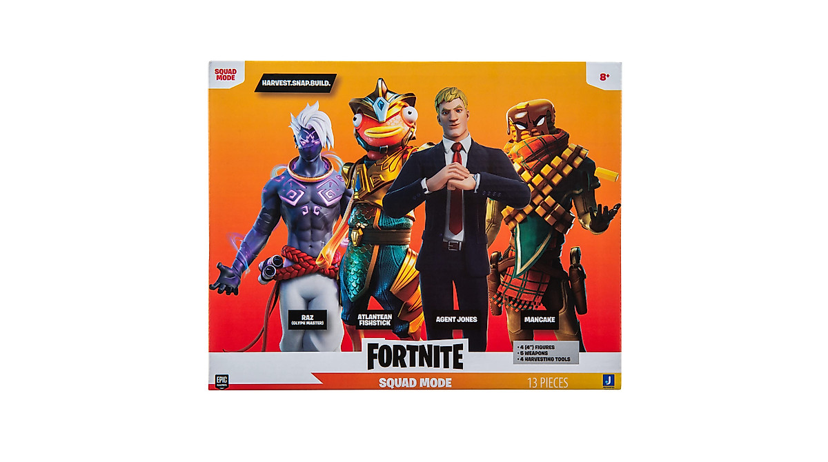 Fortnite Solo Figures Squad: 4 Highly Detailed Action Figures