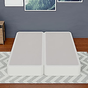 Spinal Solution 8-Inch Split Wood Traditional Boxspring/Foundation, Full XL, White