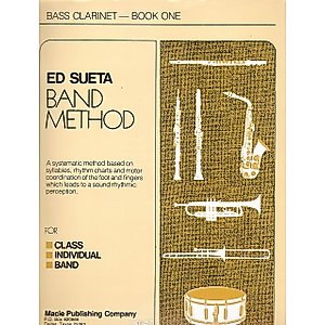 Bass Clarinet Book One - Ed Sueta Band Method for Class, Individual, and Band