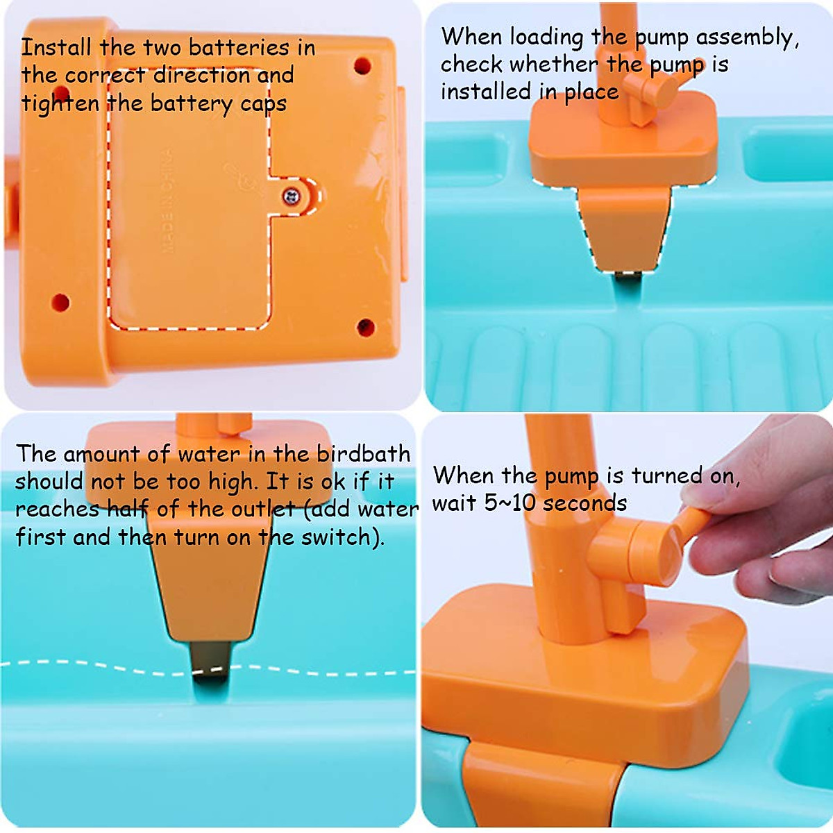 kathson Bird Bathtub Parrot Shower Box Bathing Tub Container Cage Accessory for Small Medium Parakeet Cleaning Supplies,Two Uses: Parrot Bathtub and Kitchen Sink Toy