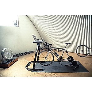 Wahoo KICKR MAT All-Purpose Noise Insulating Exercise Floor Mat for Indoor Cycling Trainers, Stationary/Spin Bikes, Yoga, Cross Training