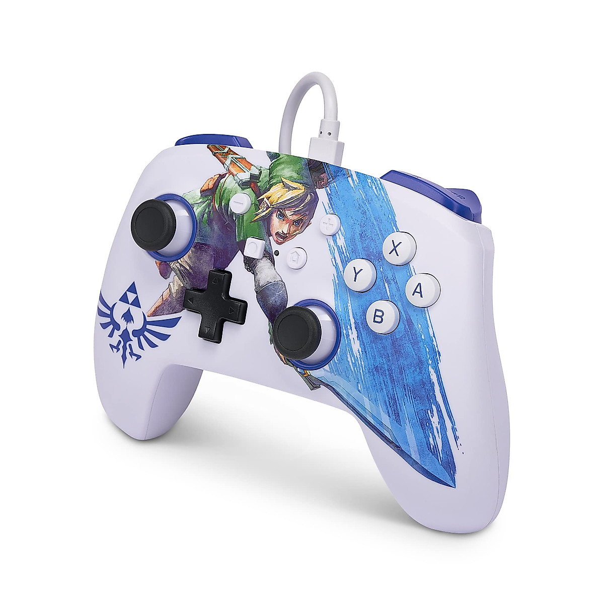 PowerA Enhanced Wired Controller for Nintendo Switch - Master Sword Attack Zelda Link