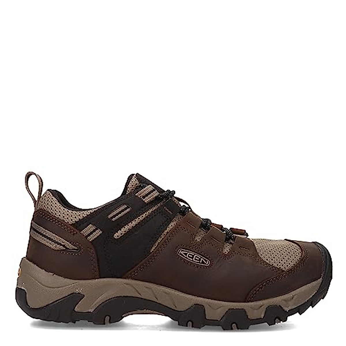 KEEN Men's Steens Vent Low Height Breathable Hiking Shoes, Brown, 10