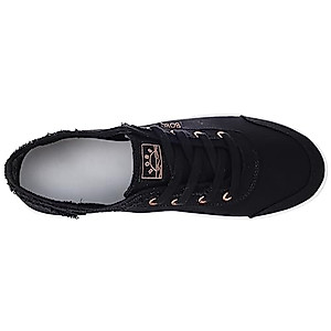 Skechers womens Bobs B Cute Sneaker, Black, 6.5 US