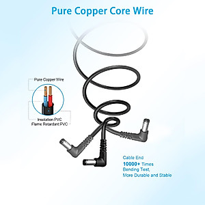 Power Cord for Shark VACMOP VM200 VM200C VM20026 UM200 UM205 VC205 Hard Floor Vacuum Mop AC Adapter Charger Replacement