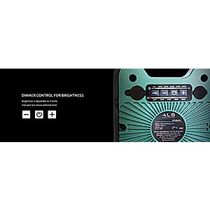 ALS Advanced Lighting Systems SPX601H-A 6000 Lumen Rechargeable LED Aluminum Work Light, with Integrated Power Bank