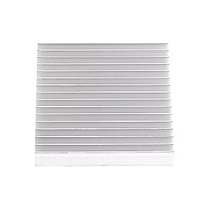 Aluminum Heat Sink Heatsink Module Cooler Cooling for Transistor Semiconductor Devices with 16 pcs Fins for Led Amplifier Transistor 3.93"(L) x 3.93"(W) x 0.7"(H) /100mm(L) x 100mm(W) x 18mm(H)