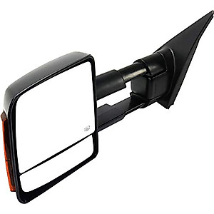 Garage-Pro Mirror Compatible with 2007-2021 Toyota Tundra Towing Mirror, Driver Side, Heated, Power Glass, Blind Spot Glass, In-housing Signal Light