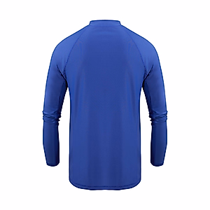 Islander Mens Rash Guard Long Sleeve Swim Shirt with UPF 50+ Quickdry Breathable