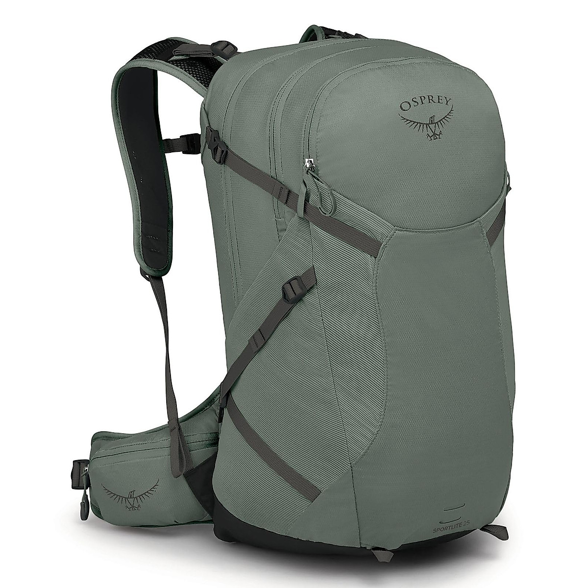 Osprey Sportlite 25L Unisex Hiking Backpack, Pine Leaf Green, M/L