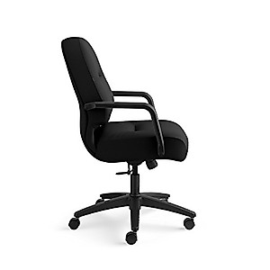 HON Executive Chair - Pillow-Soft Series Mid-Back Office , Black (H2092)