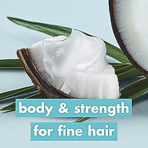 Love Beauty and Planet Volume and Bounty Thickening Conditioner Coconut Water and Mimosa Flower Hair Thickener for Fine Hair Silicone-Free, Vegan, Volume Hair Products 32.3 oz