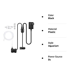 JEBAOJECOD Smart Aquarium Auto Top off Water Refiller System,Water Replenisher Water Level Controller for Fish Tank(Jebato-150) Black