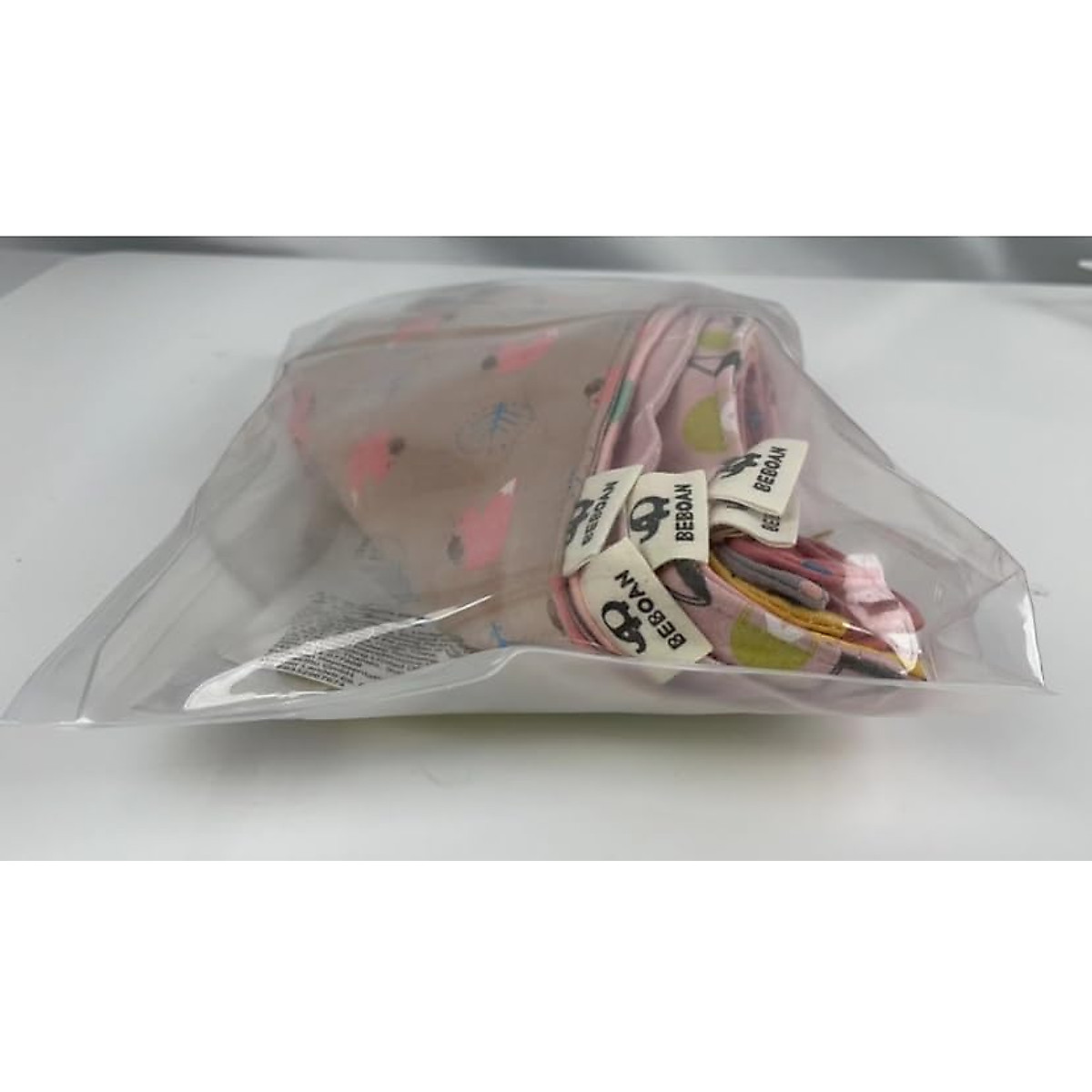 BEBOAN Baby Bandana Drool Bibs, 10-Pack Newborn Bibs for Toddler Girls Drooling Teething, 100% Organic Cotton Soft and Absorbent Baby Bibs, Adjustable Size (Girl)