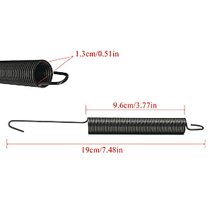 154430501 Dishwasher Door Spring for Frigidaire, Kenmore,Crosley, Westinghouse, Gibson, Tappan, Uni, and Kelvinator AP3363442 1014399 154226001 154226002 154345901（2 pc）