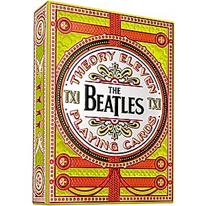 theory11 The Beatles Premium Playing Cards - Green Deck Officially Licensed Collector's Cards