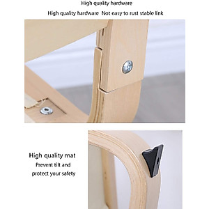 WDFYJ Lounge Chair, Lazy Couch Chair Fabric Lunch Break Chair Balcony Getaway Chair 58x68x105cm(White)