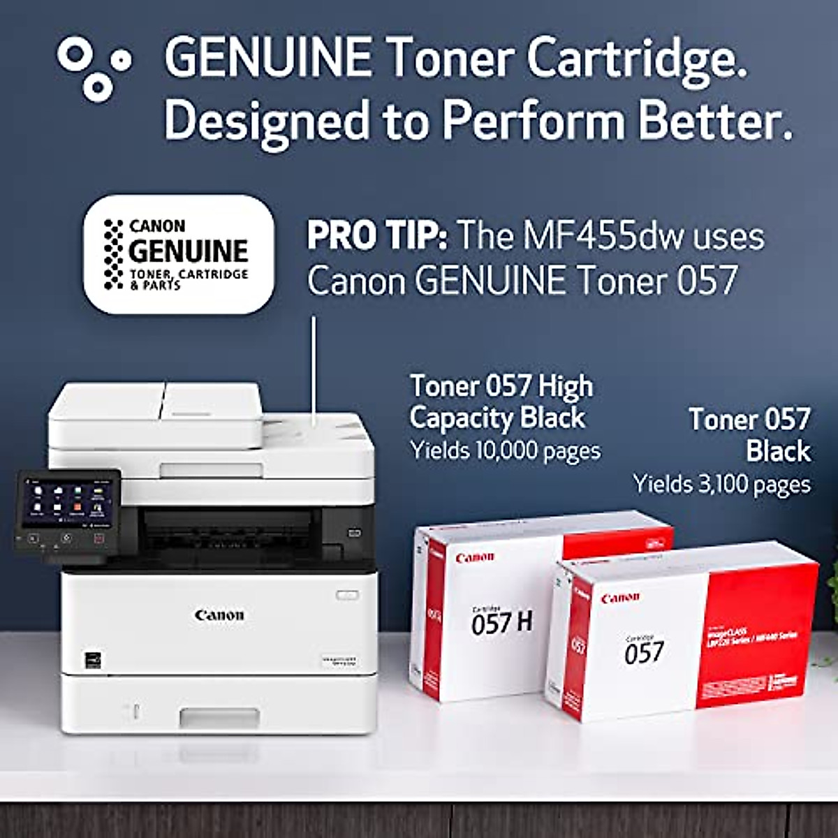 Canon imageCLASS MF455dw - All in One, Duplex, Wireless Laser Printer with 3 Year Warranty