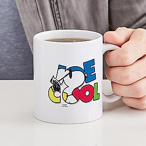 CafePress Snoopy Joe Cool Large Mug Ceramic Coffee Mug, Tea Cup 11 oz