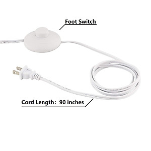 Floor Lamp for Living Room Bedrooms, Contemporary Floor Lamps with White Cloth Fabric Shade, Soft Standing Light Corner Lighting