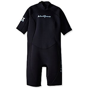NeoSport Women's 3-mm XSPAN Shorty (Black, 16) - Water Sports, Diving & Snorkeling