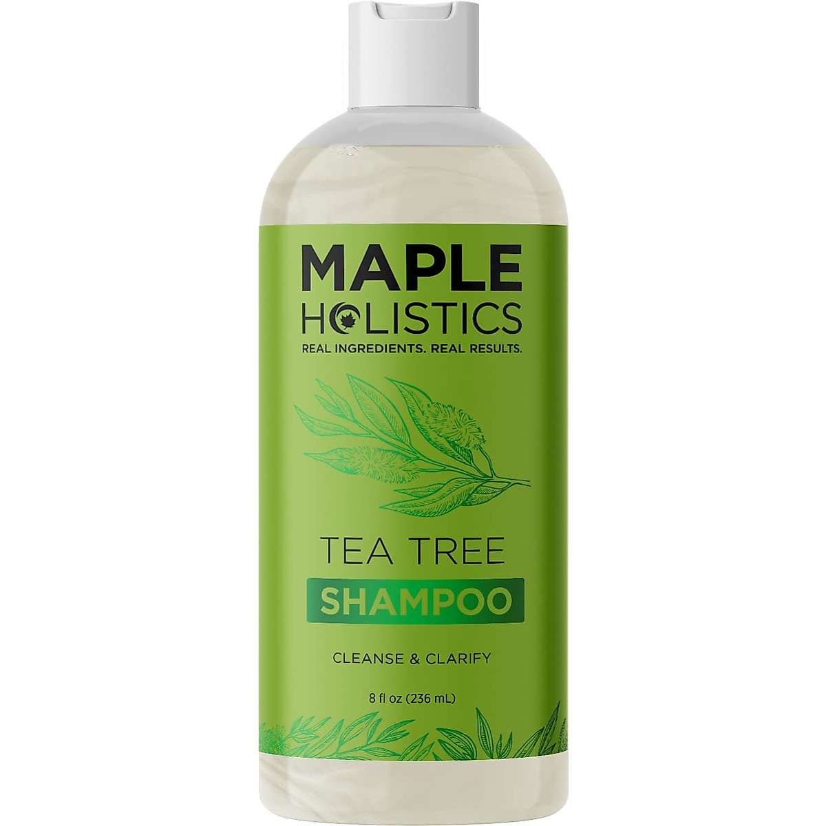 Tea Tree Shampoo with Scalp Scrubbers - Hair Shampoo Brush and Silicone Scalp Exfoliators Made with Recycled Wheat Straw - Tea Tree Oil Shampoo Set made with Essential Oils for Hair and Scalp Care